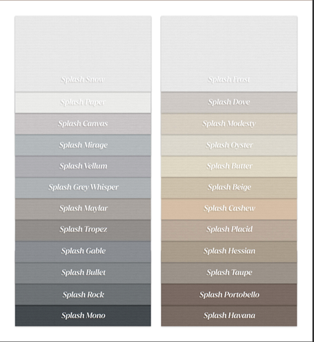 Vertical Blind Replacement SLATS 89mm / 3.5 inch 60 NEW COLOURS Made to ...