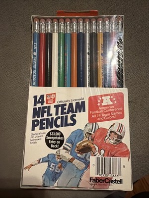 fabercastell 14 NFL AFC no.2 team pencils | eBay