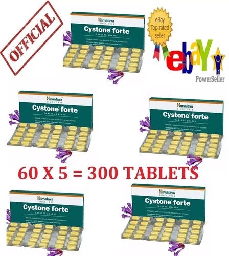 CYSTONE FORTE BY HIMALAYA RELIEF FROM KIDNEY STONES 5 BOX 300 TABS FREE ...