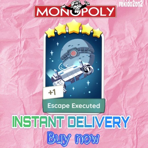 5 ⭐ Excape Executed ( INSTANT SEND) Sticker Mono_Poly_Go :- Read ...