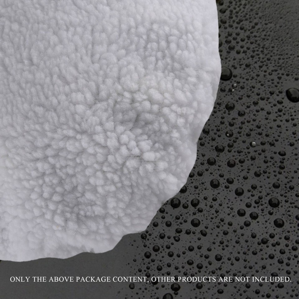 1X(Pack of 4 10 INCH BONNET POLISHER POLISH PAD POLISHING BUFFING ...