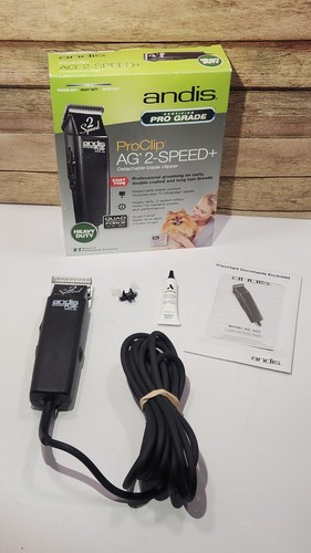 Andis ProClip AG2 2 Speed Plus Detachable Blade Clippers 22215 Dog ...