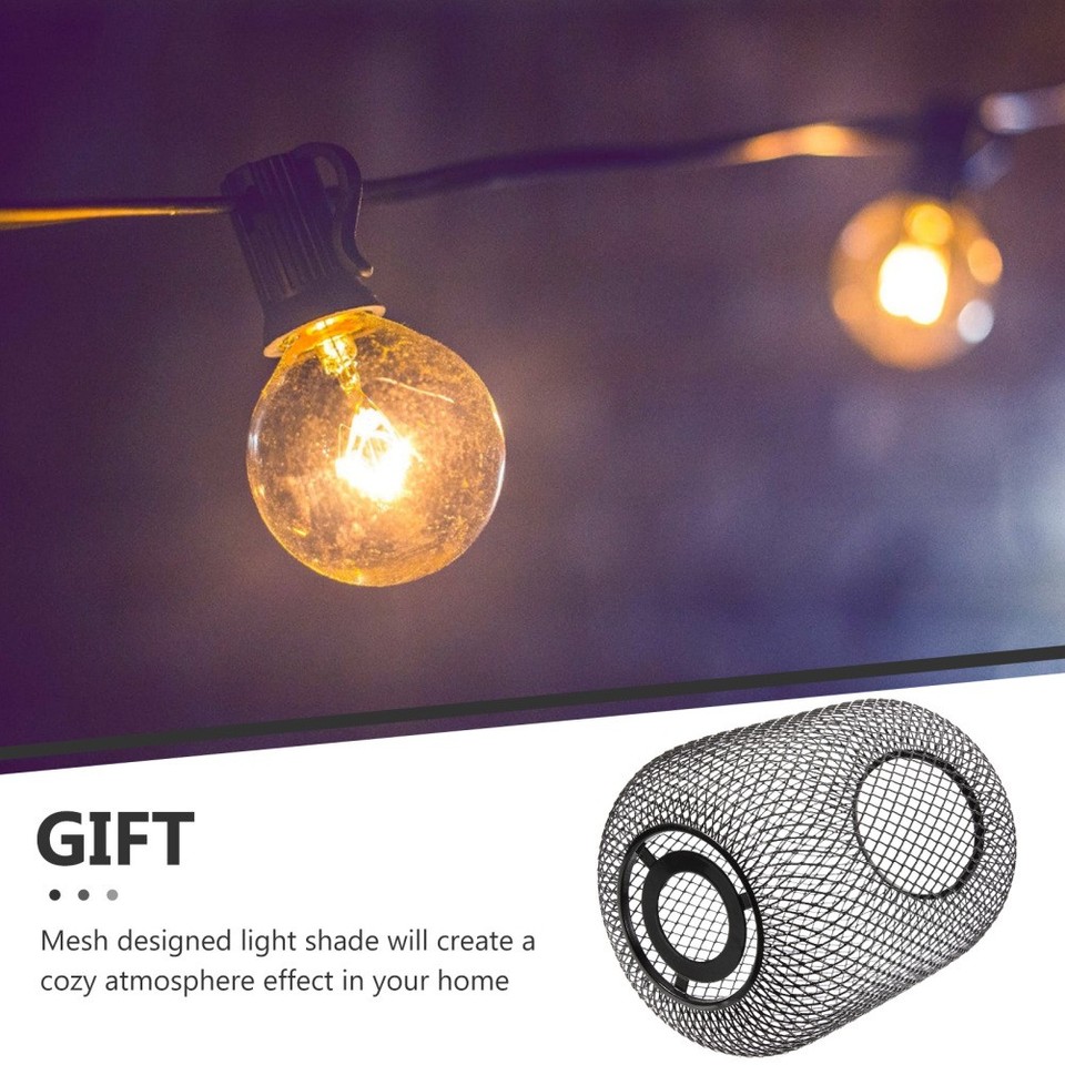 Mesh Designed Metal Lamp Shades Modern Iron Wire Light Shade Ceiling ...