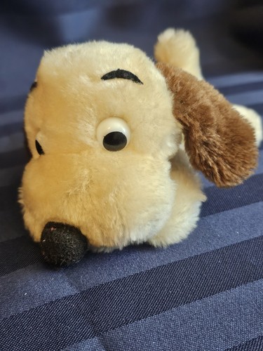 VTG R. Dakin Drooper 6" Mini Plush 1973 Puppy Dog Cream with Brown Ears ...