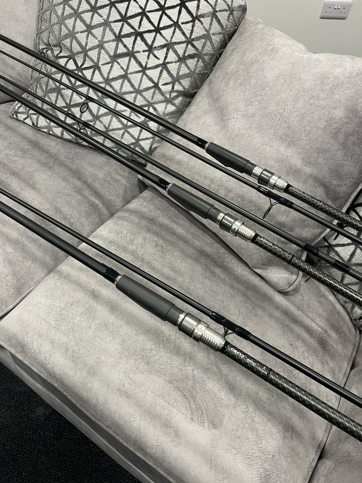 Greys Platinum 12’ 3.5lb TC Rods - x3 - Used Carp Fishing Gear | eBay UK