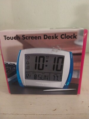 Touch-screen desk clock - made for Dillard's jumbo display, temperature ...