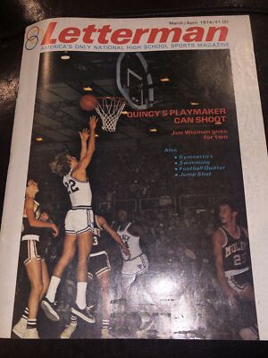 Letterman Magazine Jim Wisman Goes For Two March/April 1974 | eBay
