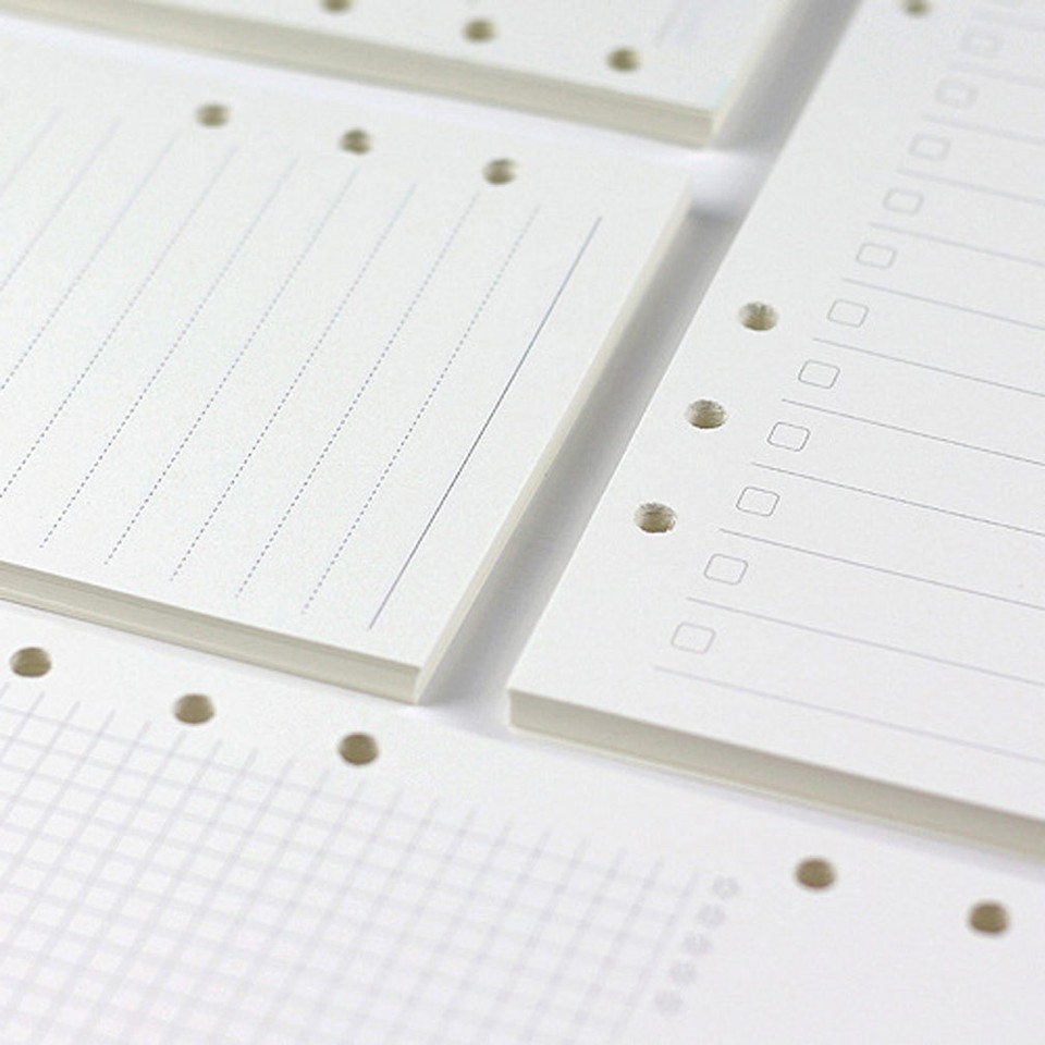 A5/A6/A7 Size Planner Diary Insert Refill NoteBook Schedule Organiser ...