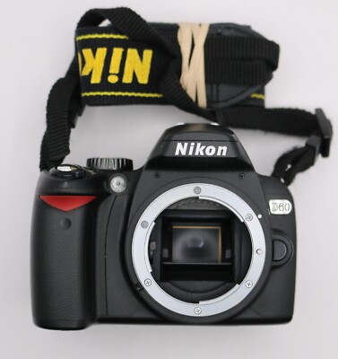 Nikon D60 10.2MP DSLR Camera Body – Fully Tested, Excellent Condition ...