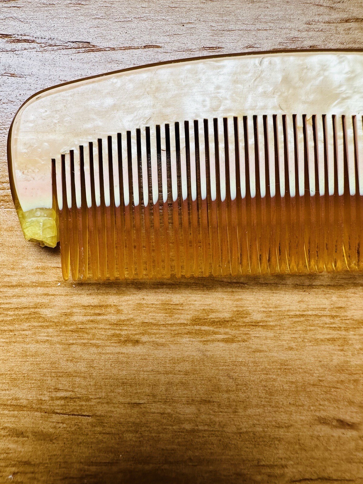 1920’S Art Deco Celluloid La Parisienne Hair Comb FRA… - Gem