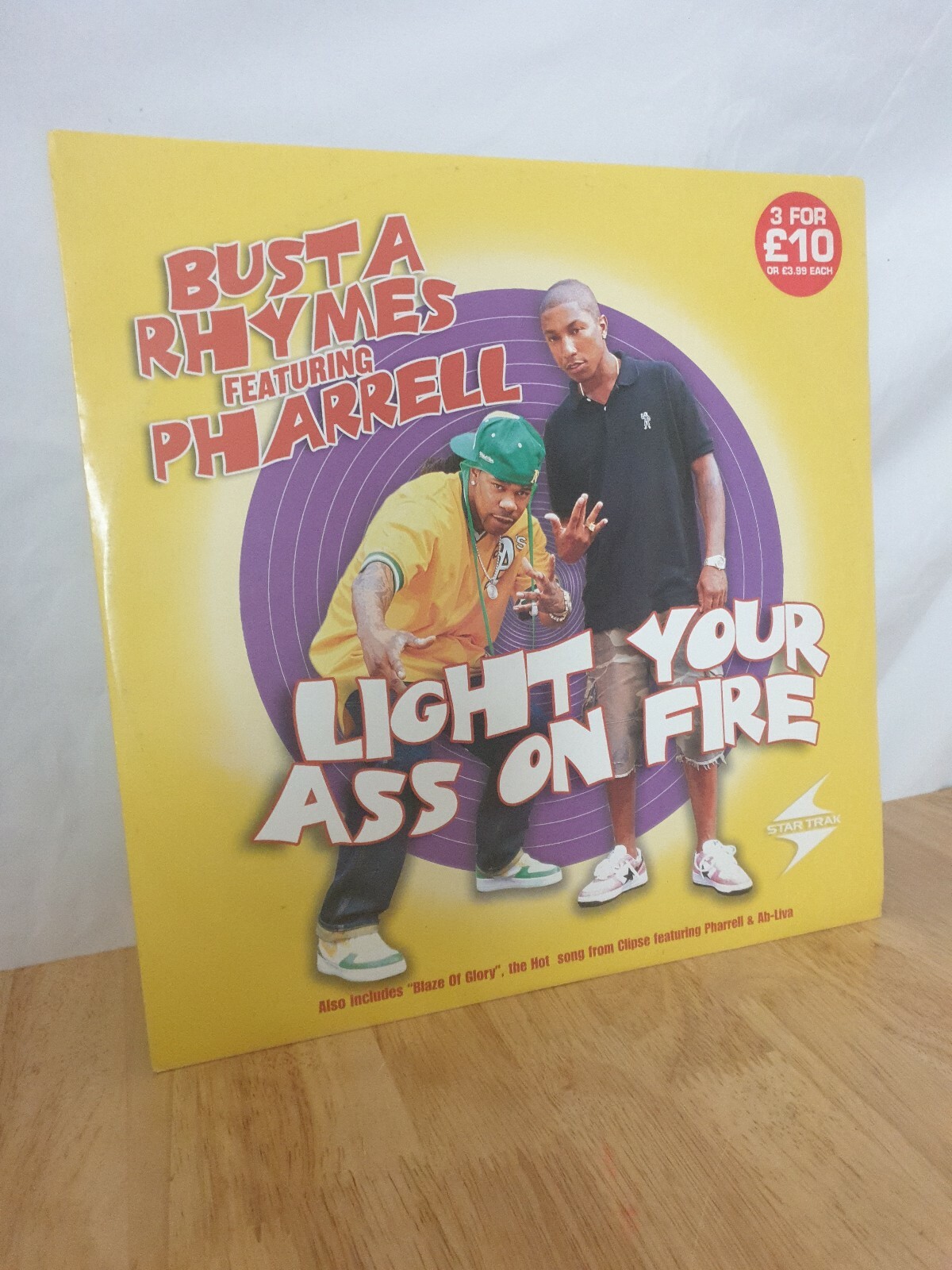 Busta Rhymes Feat Pharrell Light Your Ass On Fire 12 Inch Vinyl Record ...