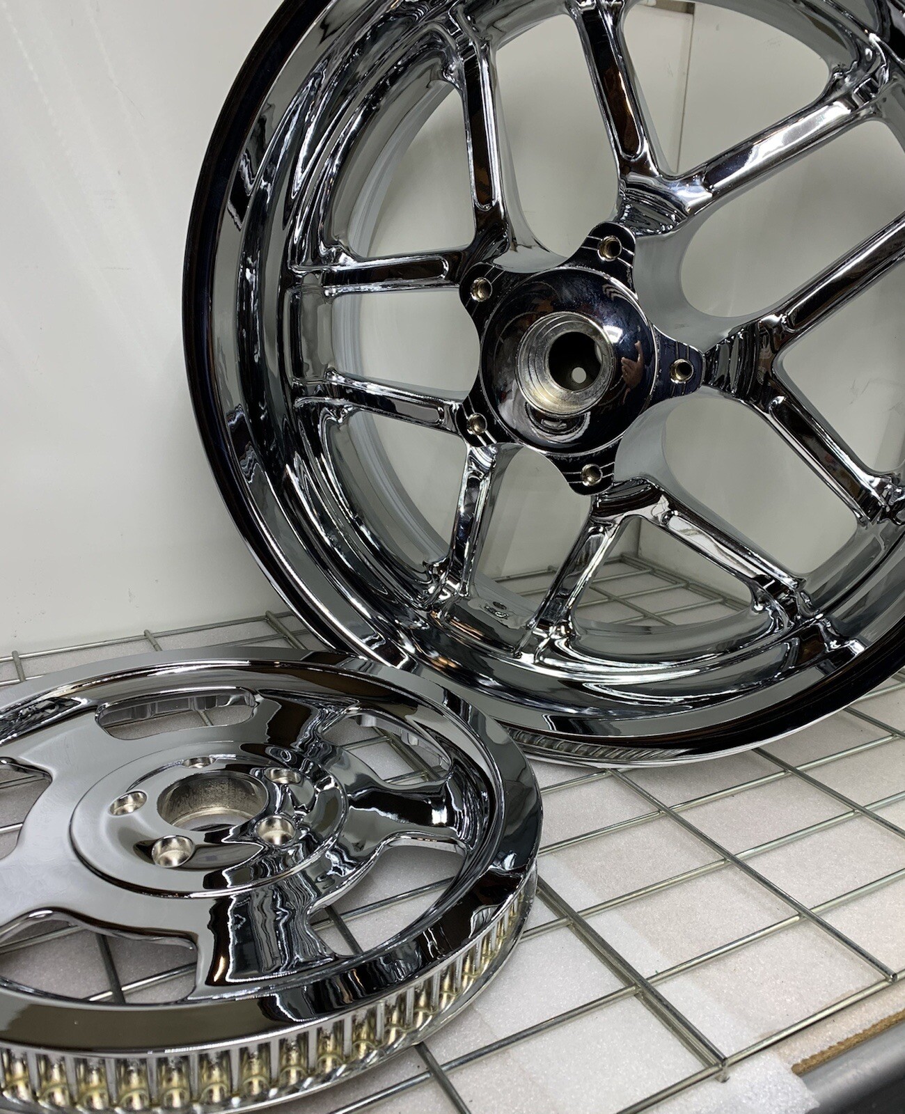 HARLEY CHROME Anv adition VRSCDX NIGHT ROD WHEELS 43300079 RIMS 2012 17 ...