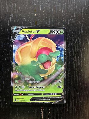 APPLETUN V 026/264 FUSION STRIKE POKEMON ULTRA RARE US SELLER | eBay