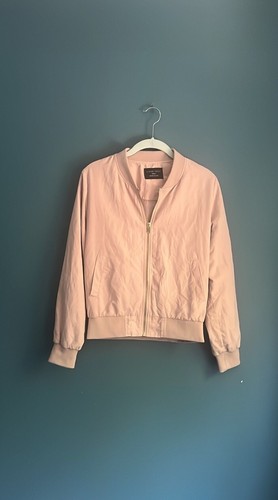 Love Tree pink light weight, bomber jacket, women’s size small | eBay