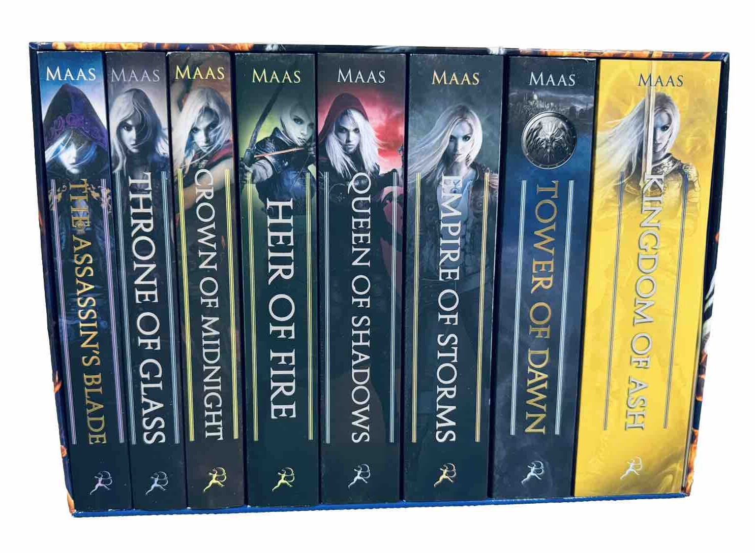Throne of Glass Complete Series Box Set Paperback With Poster OOP Sarah ...