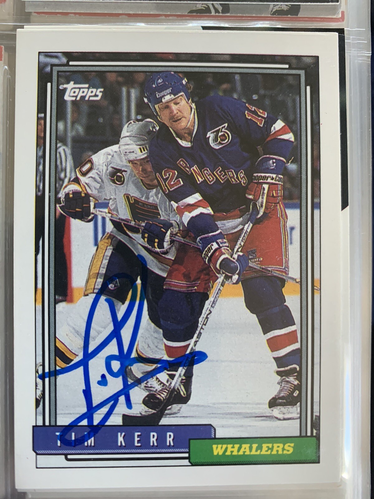 Tim Kerr autographed Topps hockey card | eBay