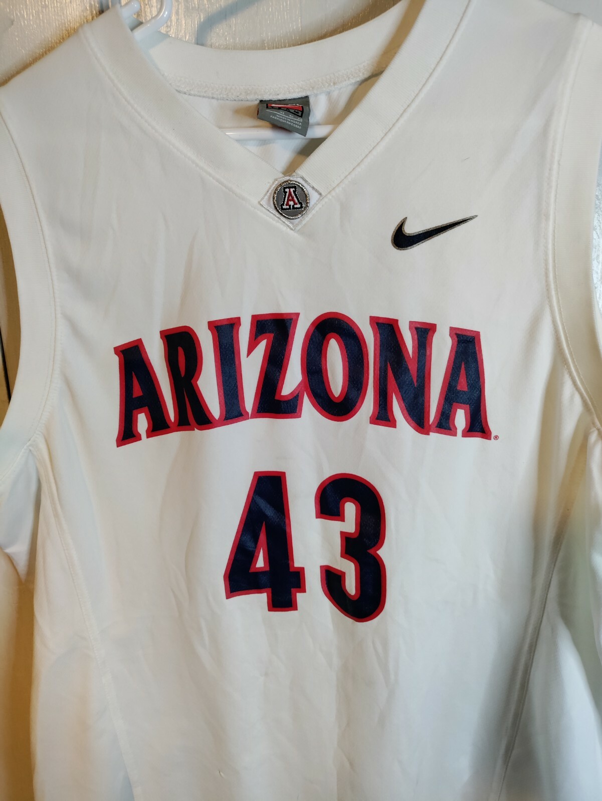 Nike Elite Arizona Wildcats Basketball Jersey Size XL White Tank Top ...