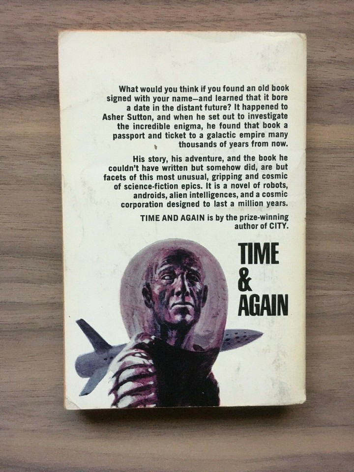 Time and Again by Clifford D. Simak - Ace Printing 1969 - Paperback | eBay