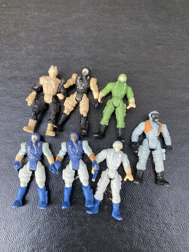 Vintage 1998 Matchbox Mission Bravo Military Army Men Mini Figure Lot ...
