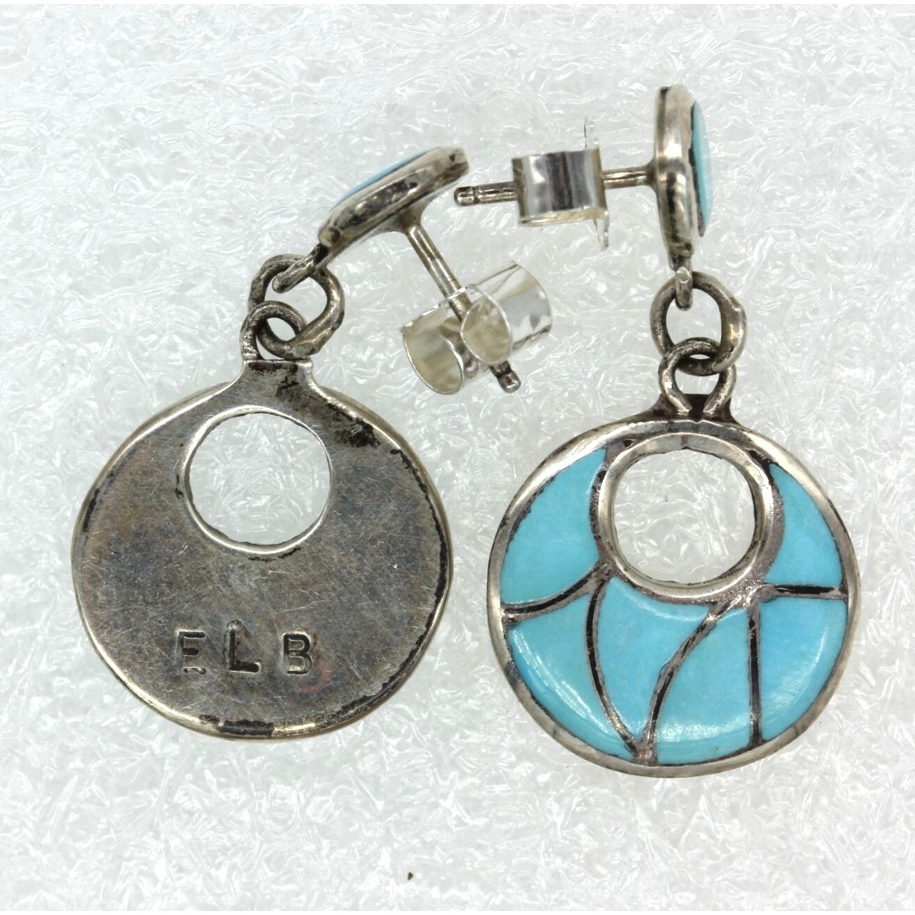 NAVAJO Emma Bonney ELB 925 sterling classic fish scal… - Gem