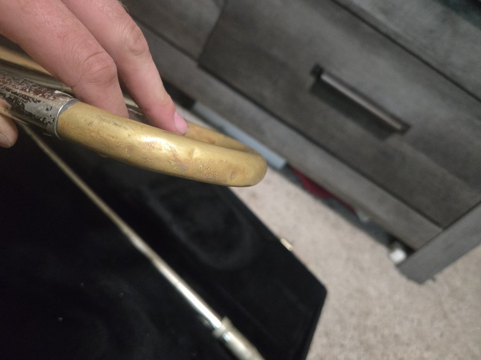 KING 2104 USA 4B Large Bore Straight Tenor Trombone | eBay