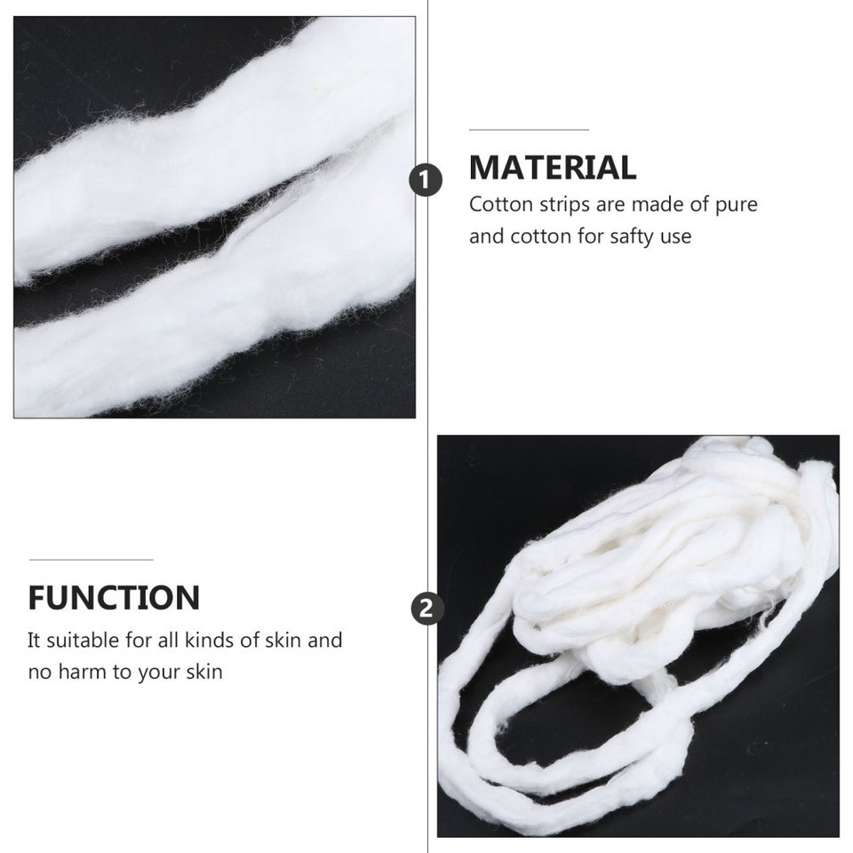 1 Roll Degreasing Cotton Strips Water Absorbent Cotton Disposable Hair ...
