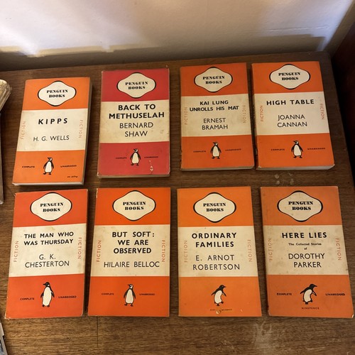 Penguin Books Bundle X 8 Classics orange Paperback Shelf vintage 30’s ...