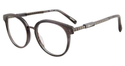 Chopard Ceramic VCH239 Women EyeGlasses Frame Grey Crystal/Black Gunmetal 50 mm | eBay