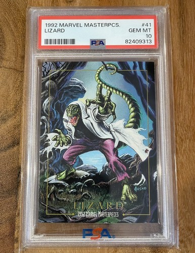 1992 Marvel Masterpieces LIZARD #41 Gem mint PSA 10 | eBay