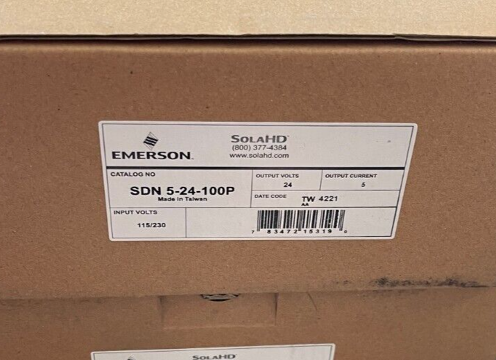 ROSEMOUNT ELECTRICAL SWITCHING POWER SUPPLY MODULE 24VDC 6DNS-24-100P ...