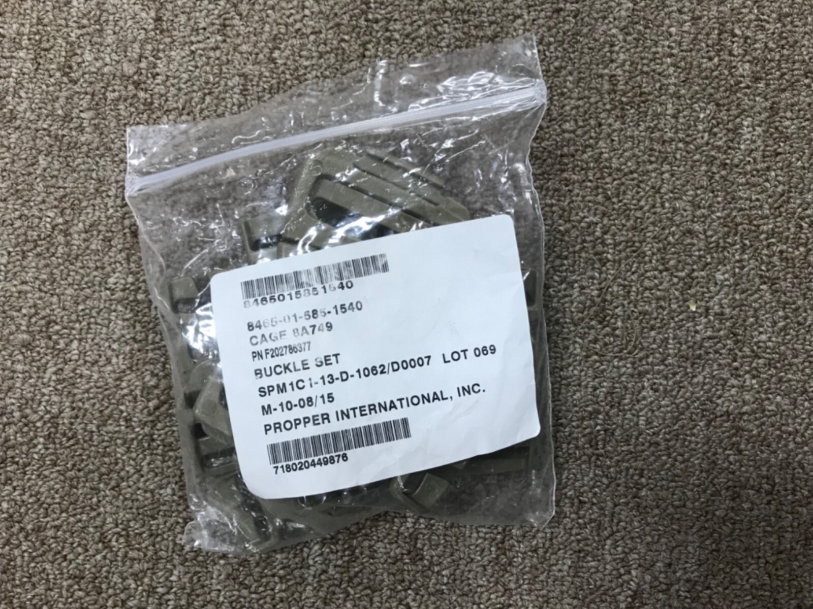 MOLLE PACK REPAIR BUCKLE SET FASTEX NSN 8465-01-585-1540 OCP Coyote | eBay