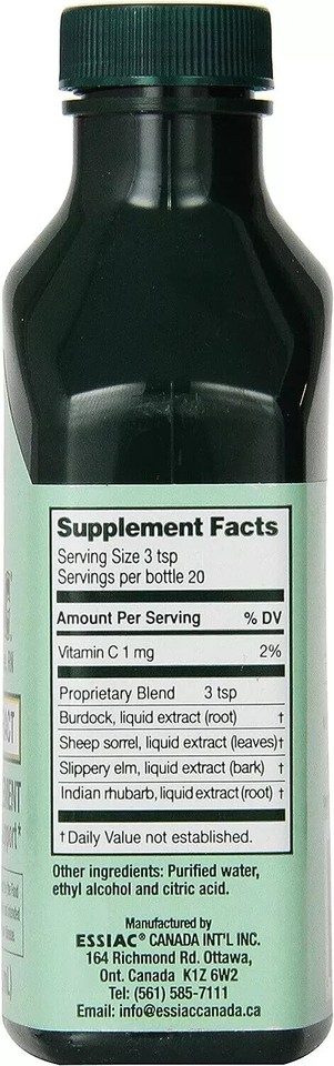 ESSIAC Original Herbal Liquid Extract 10.14 fl oz Bottle | Immune ...