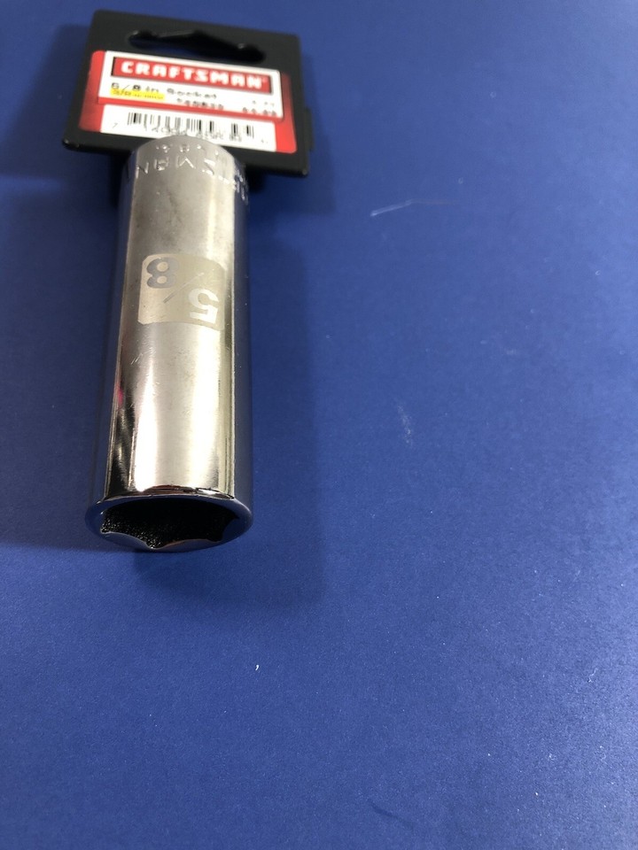 NEW Craftsman Deep Socket 5/8” 3/8 Drive 6 point G2 Made In USA Rare | eBay