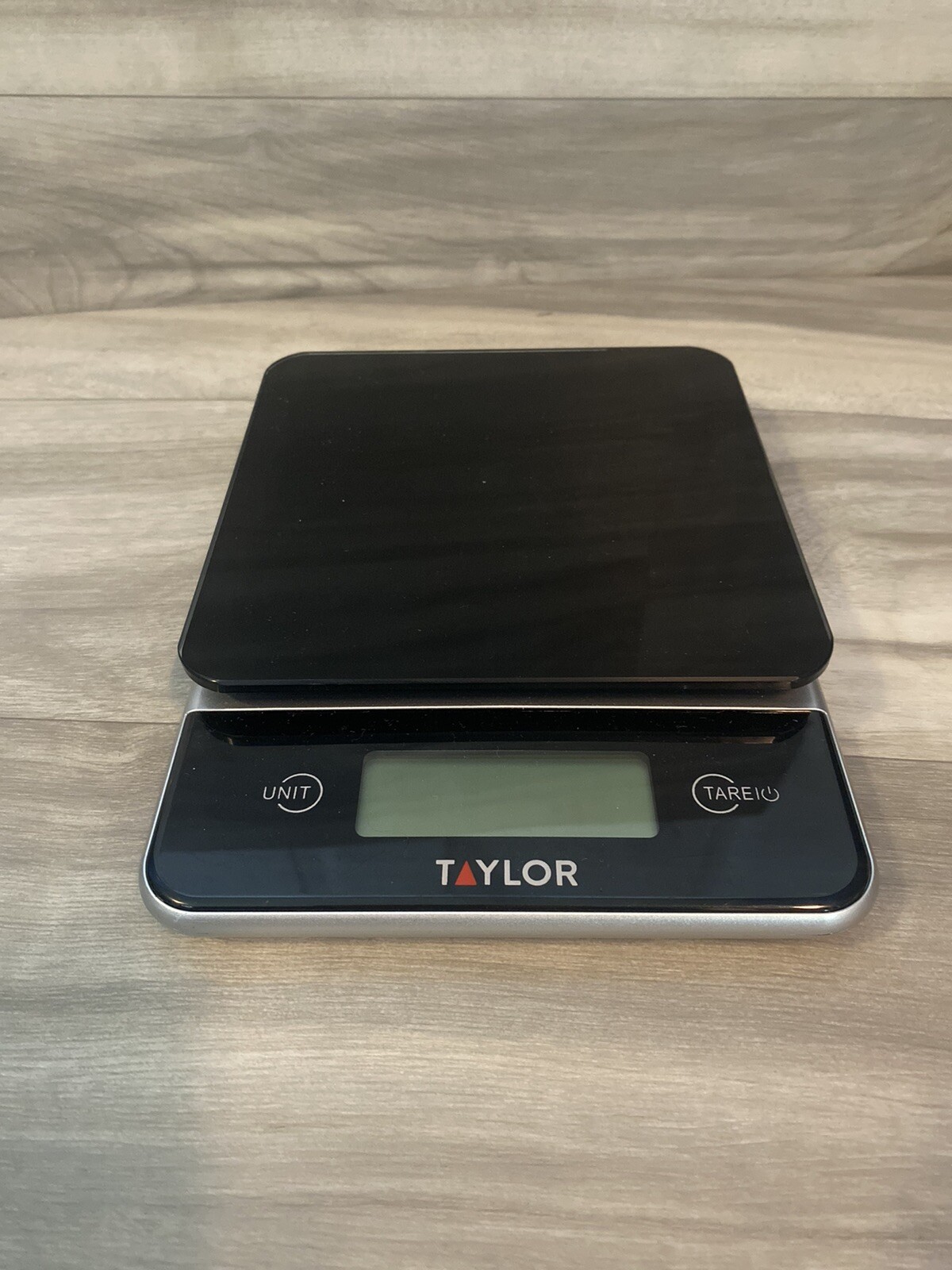 TAYLOR Digital Food Kitchen Scale Black 3807BK21 11lb/5kg Capacity AAA ...