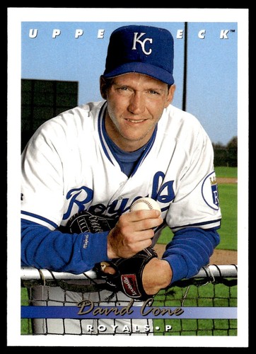 1993 Upper Deck Baseball Card David Cone Kansas City Royals #534 | eBay