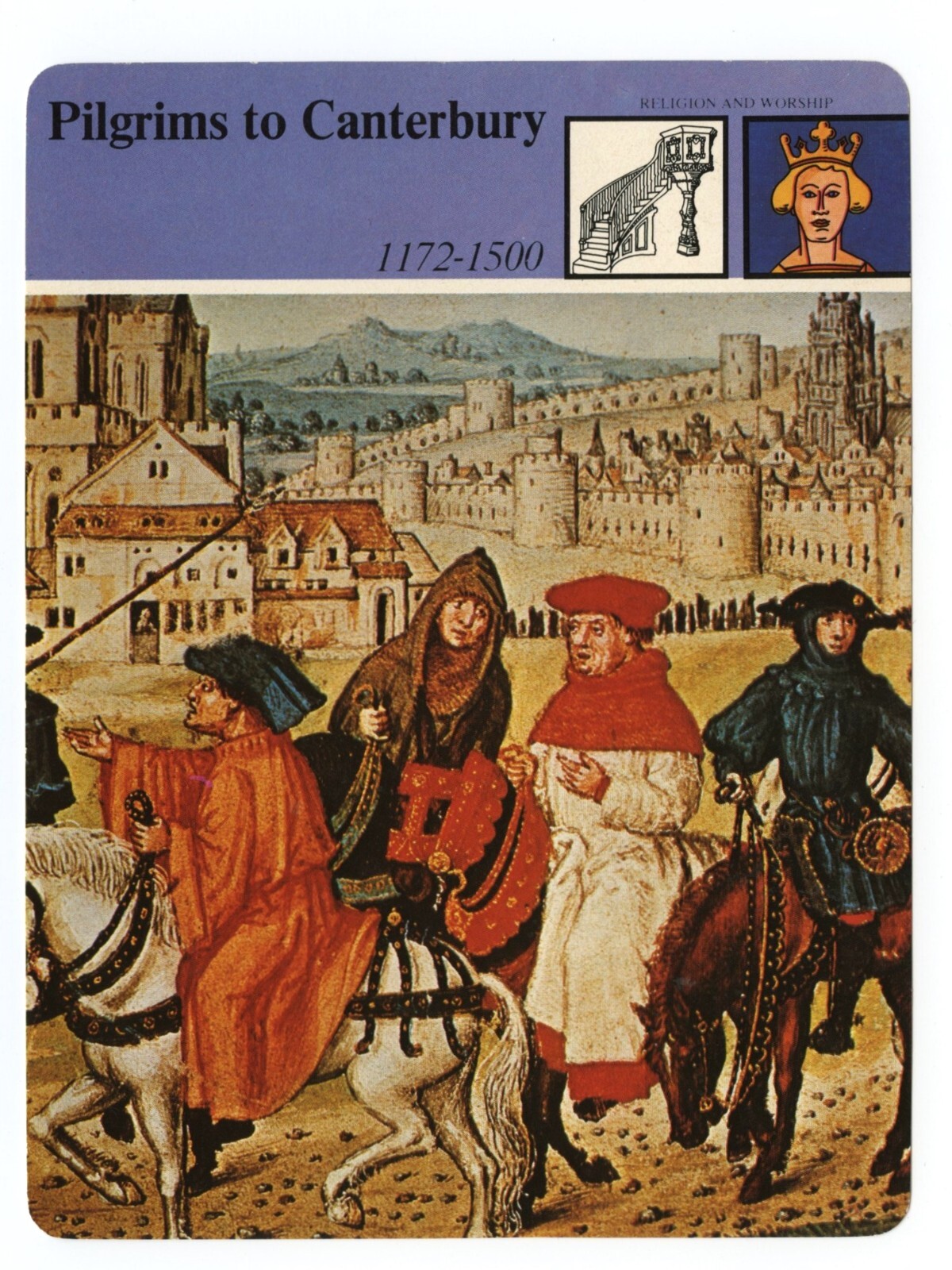 Pilgrims to Canterbury - Religion Worship Edito Service British ...