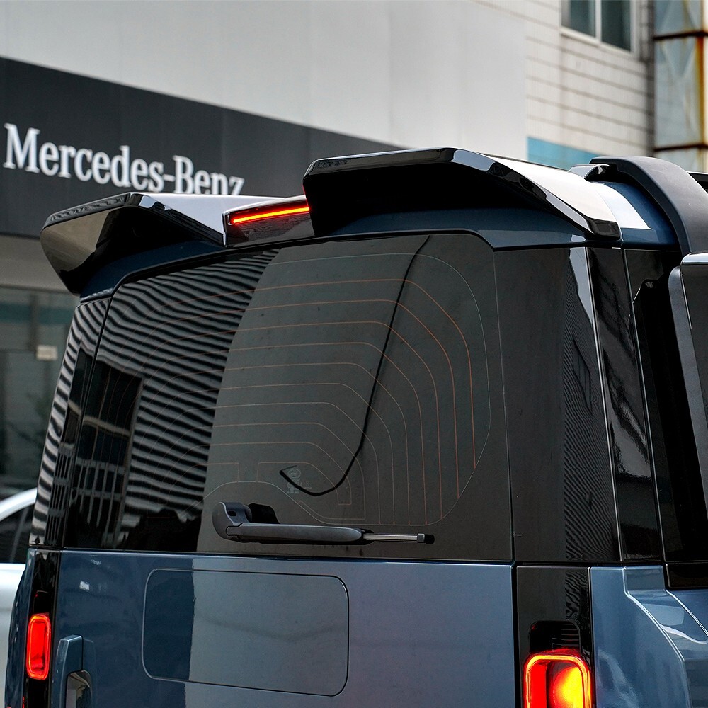 Rear Spoiler for 2020+Land Rover Defender90/110ABS Gloss Black Painted ...