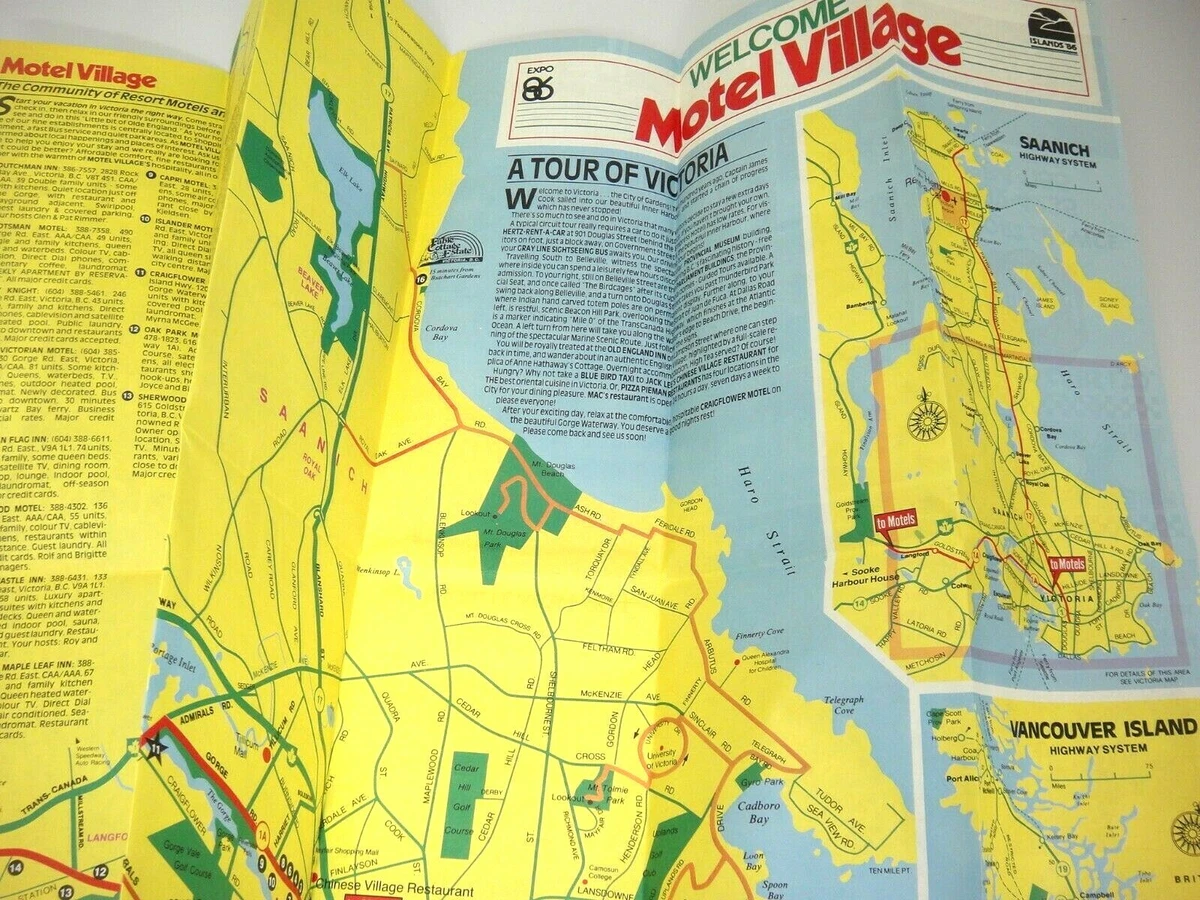 Victoria Tourist Map