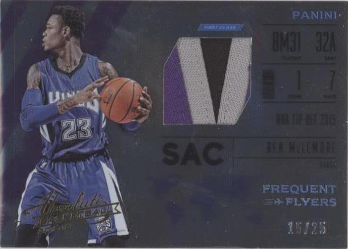 2015-16 Panini Absolute - Frequent Flyer Materials Ben McLemore #21 ...
