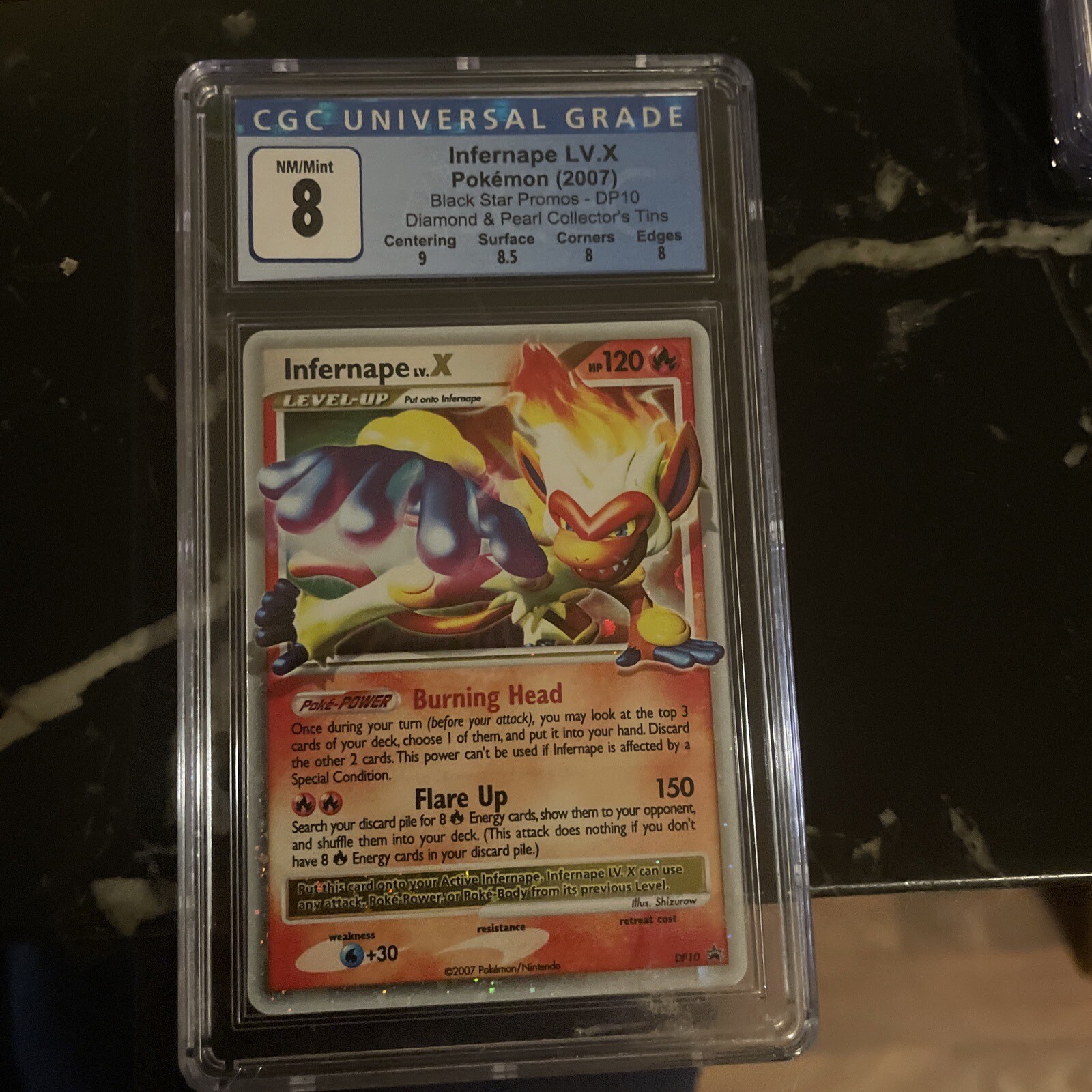 Pokémon TCG Infernape LV.X DP Black Star Promotional DP10 Holo Promo ...