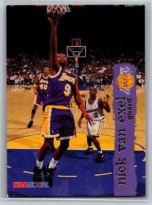 1995 Hoops Basketball #82 Nick Van Exel Los Angeles Lakers | eBay