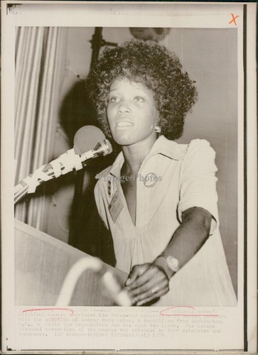 1985 Audrey Rowe Colom Republican Wa Womens Caucus Vintage Wirephoto ...