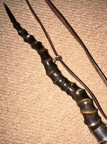Antique Military Horse Hair Fly Whisk - Blackbuck Antelope Handle ...
