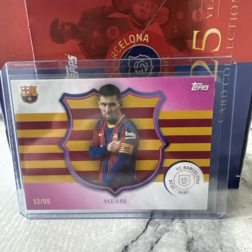 Messi - /99 Captains Armband - Topps FC Barcelona 125 Years Old - 2025 ...