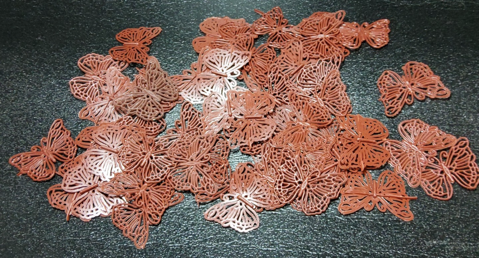 VTG Brown Plastic Butterfly Clip Vending Gumball Prize About 2 ...