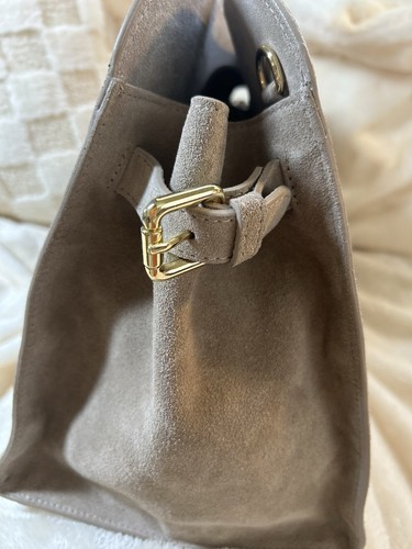 Claudia Firenze Suede Bag Genuine Leather Made In Italy | eBay