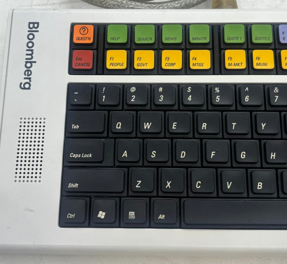 Bloomberg SEA100 Keyboard for Bloomberg Terminal | eBay