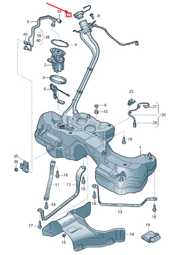NEW AUDI RS4 B9 FUEL TANK GAS CAP 8W0201550B ORIGINAL 8W0-201-550-B | eBay