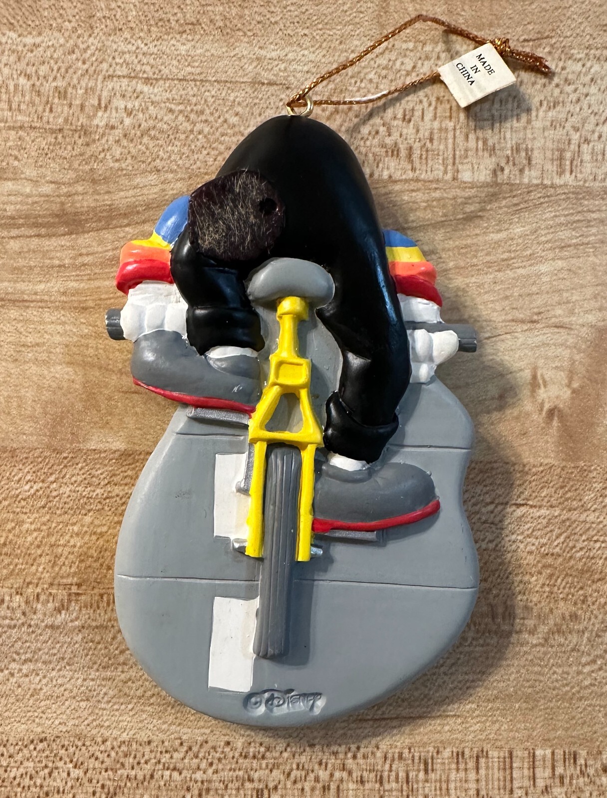 Disney Goofy Riding Bike Christmas Ornament 4 1/4" | eBay