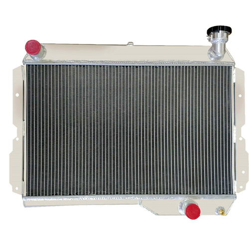 Aluminium Radiator fit 1980-90 Toyota Landcruiser 60 Series Petrol Fj60 ...